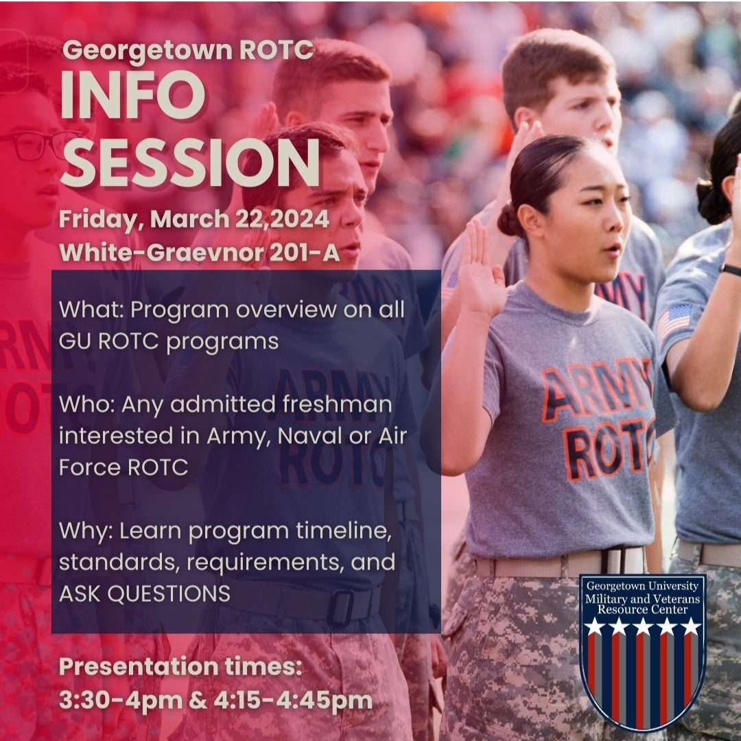 Spring 2024 | Military and Veterans' Resource Center | Georgetown ...
